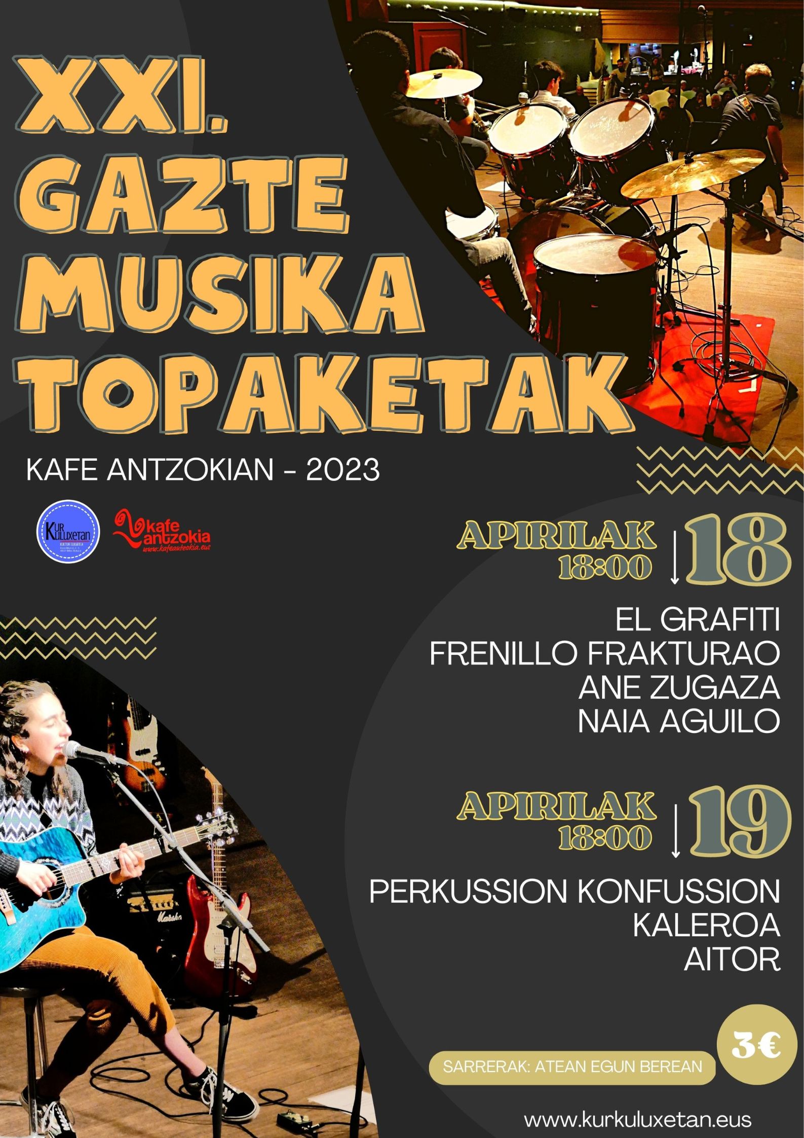 gazte-musika-kartela - Kafe Antzokia